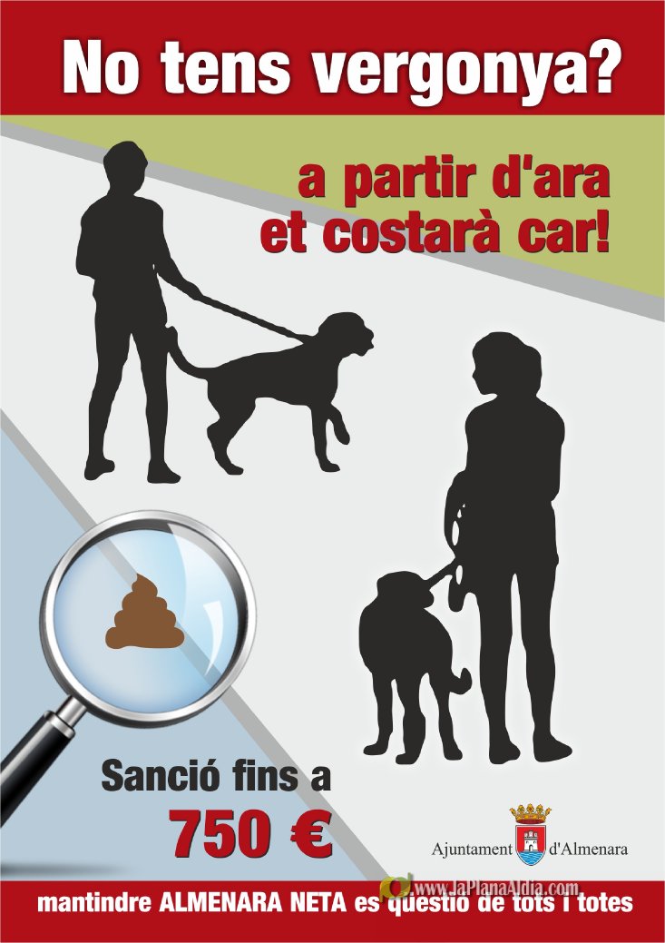 Noticias De Almenara Almenara Comença Una Campanya Per A Evitar Els